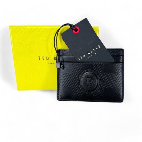 Ted Baker | Bags | Ted Baker London Mens Perth Embossed Wallet Black ...